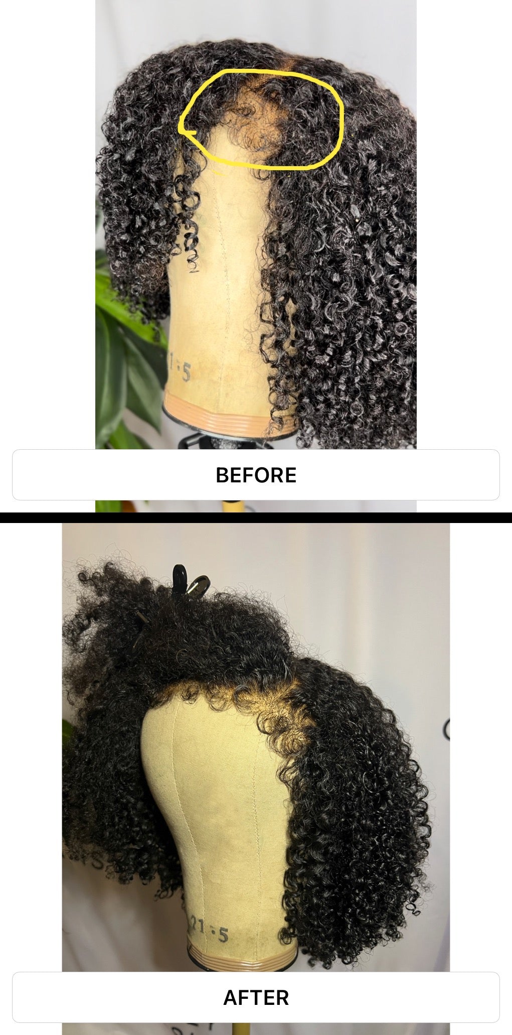 WIG MAINTENANCE SERVICE – Coily Oasis